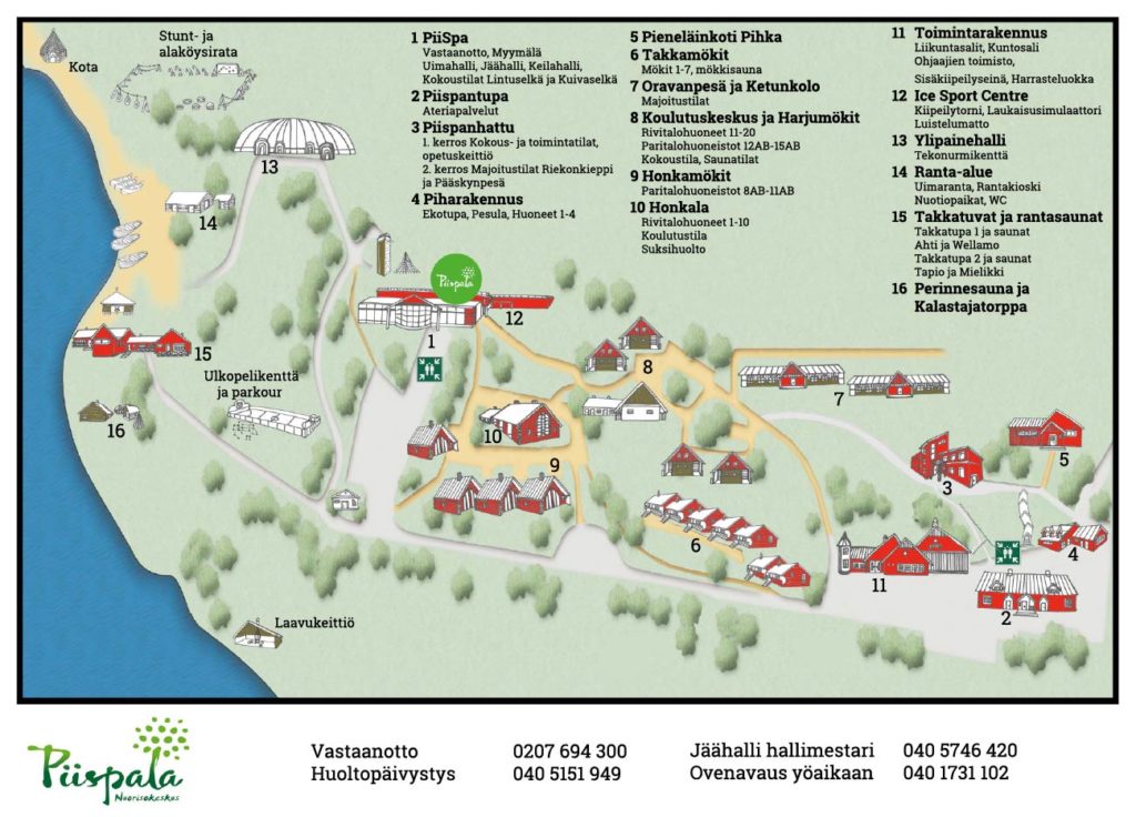 Aluekartta – Piispala